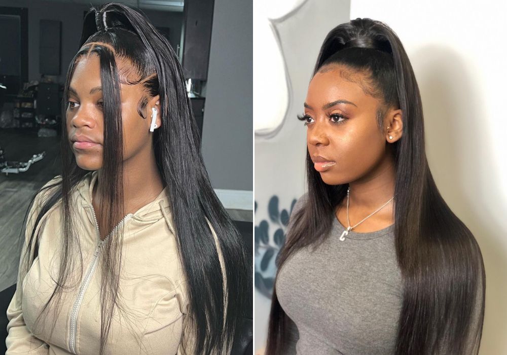 25 Half Up Half Down Hairstyles with Weave Ideas - Jusebeauty Blog